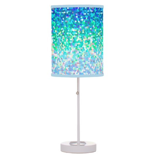 Table Lamp Mosaic Sparkley Texture | Zazzle.com