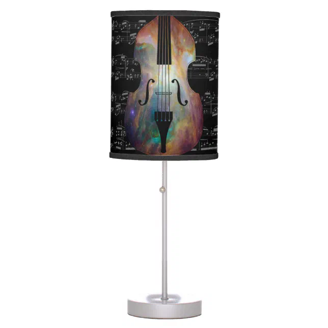 Table Lamp - Space Bass with sheet music | Zazzle