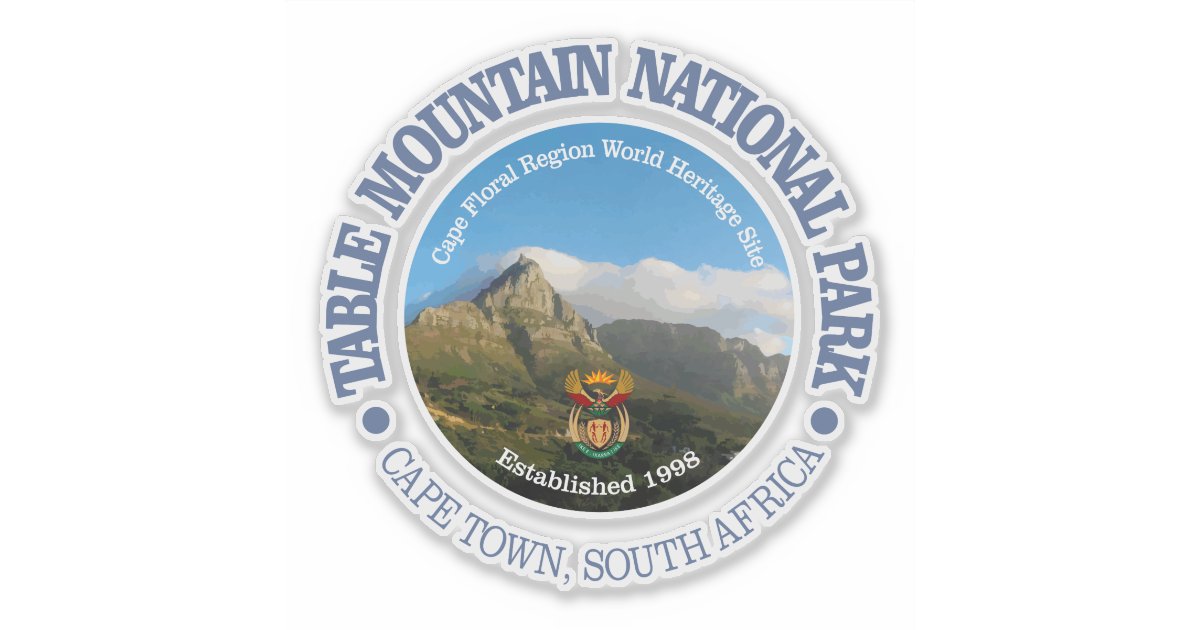 Table Mountain NP Sticker | Zazzle