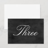 Table Number Card | Chalkboard | Zazzle