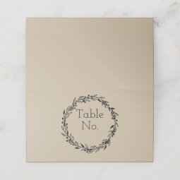 Table Number Template Customizable Card Simple | Zazzle