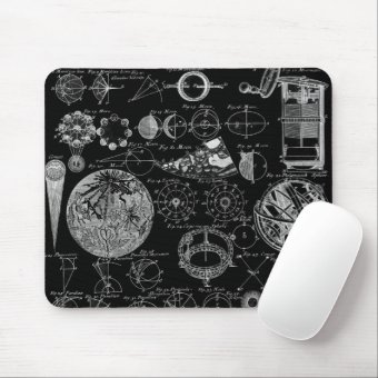Table of Astronomy Mouse Pad | Zazzle