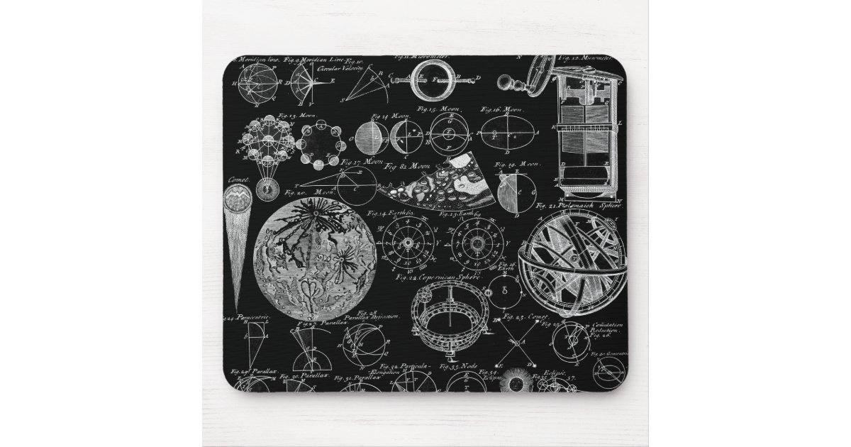 Table of Astronomy Mouse Pad | Zazzle