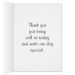 Table Reservation Card Red And White Wedding | Zazzle