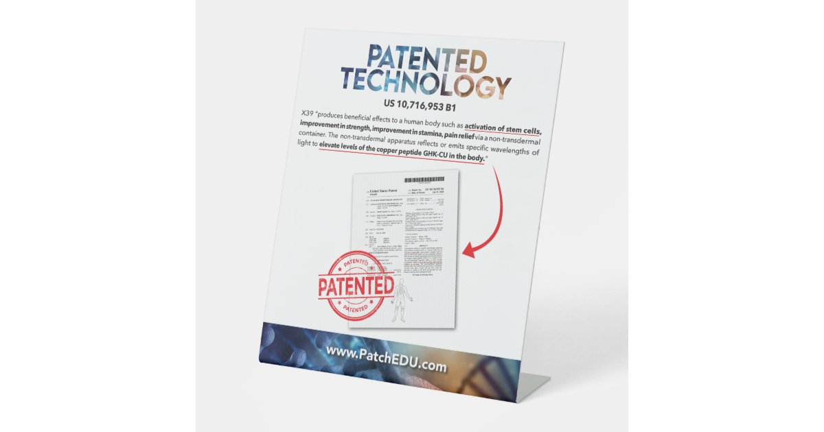 Table Sign - Patented Technology | Zazzle