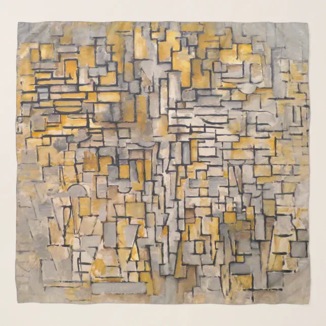 Tableau No. 2 Composition No VII Piet Mondrian Scarf | Zazzle