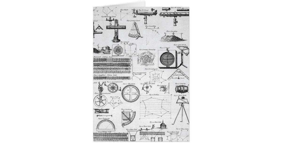 Tables of Surveying Cards | Zazzle