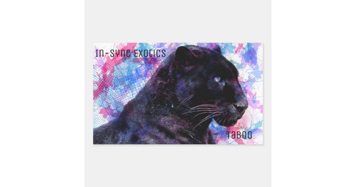 Taboo Rectangular Sticker | Zazzle