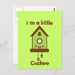 Tabu Japan Cuckoo Clock Postcard | Zazzle