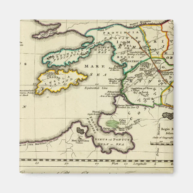 Tabularum geographicarum specimen World Map Magnet | Zazzle
