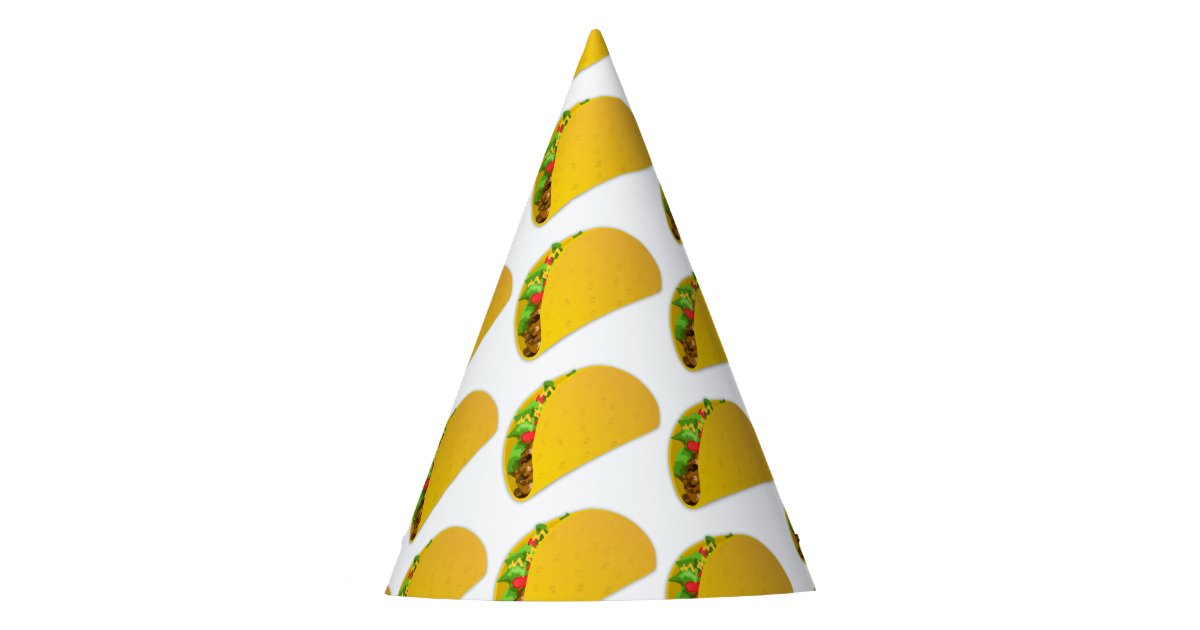 TACO BIRTHDAY PARTY HATS | Zazzle
