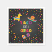 Taco Bout a Grad Fiesta Graduation Napkin | Zazzle