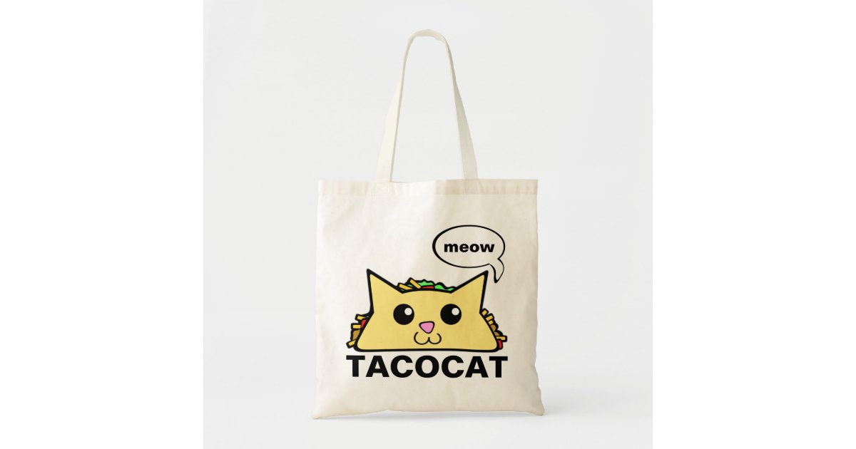 Taco Cat Tote Bag | Zazzle