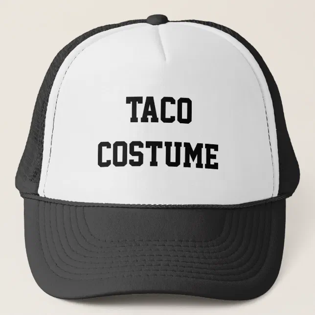 Taco Costume Trucker Hat | Zazzle