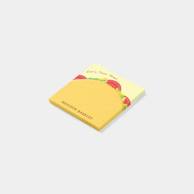 Taco Cute Kids Post-it Notes | Zazzle