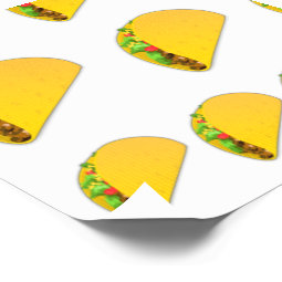 Taco Emoji Cute Novelty Foodie Temporary Tattoos | Zazzle