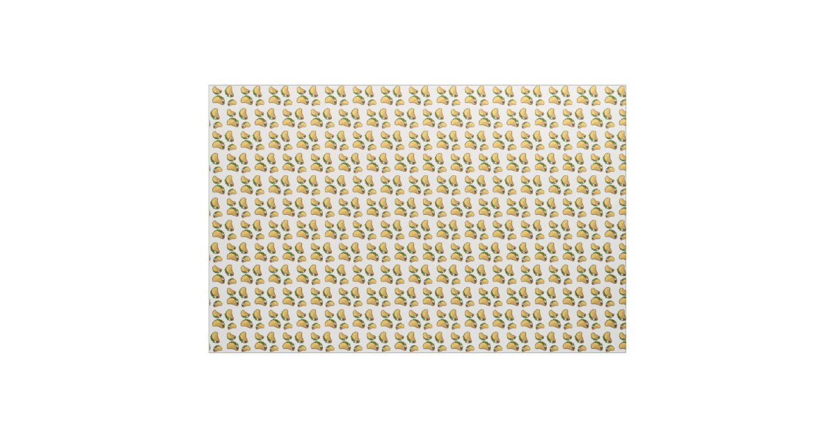 Taco Fabric Material | Zazzle