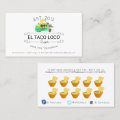 Taco Food Truck Loyalty Card | Zazzle