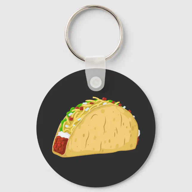 Taco Key Chain | Zazzle