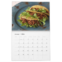 Taco Lover Mexican Food Restaurant Calendar | Zazzle