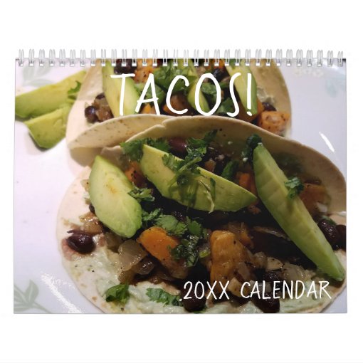 Taco Lover Mexican Food Restaurant Calendar | Zazzle