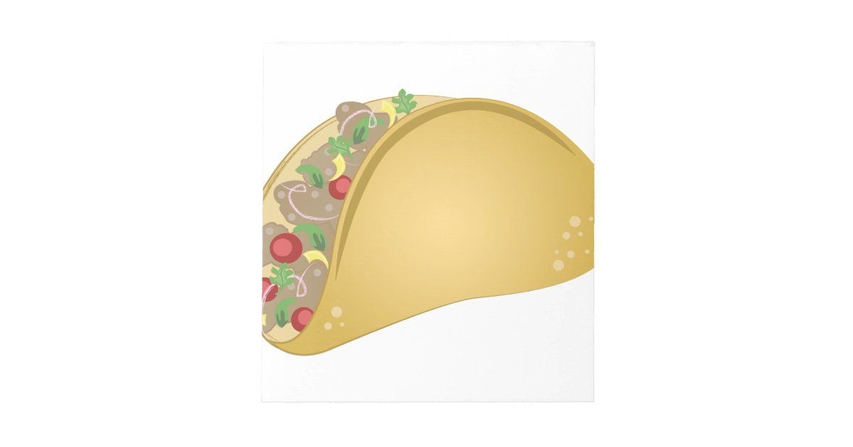 Taco Notepad | Zazzle