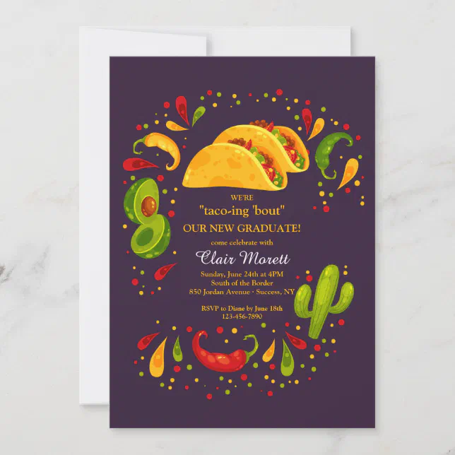 Taco Party Invitation | Zazzle