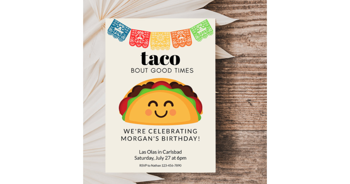 Taco Party Invitation | Zazzle