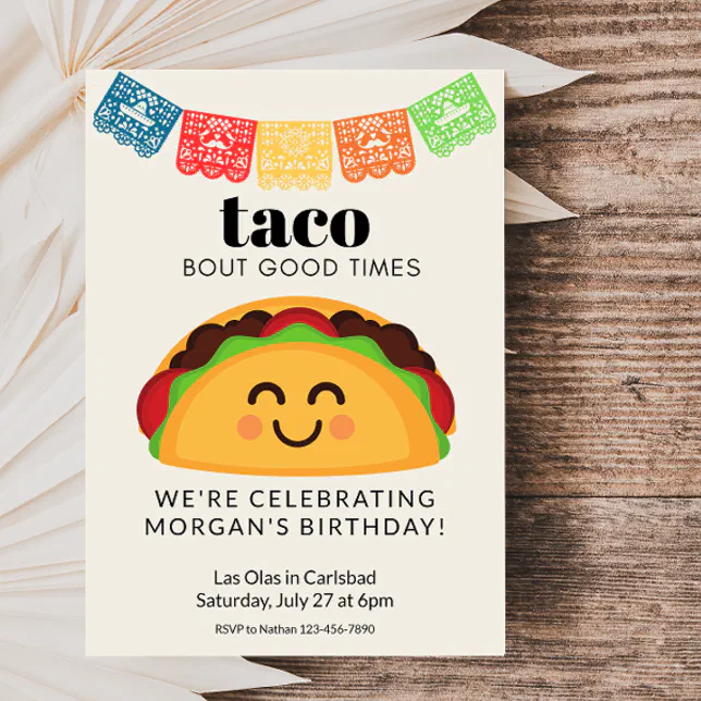 Taco Party Invitation | Zazzle