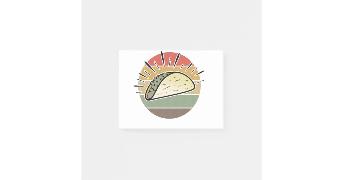 Taco Post-it Notes | Zazzle