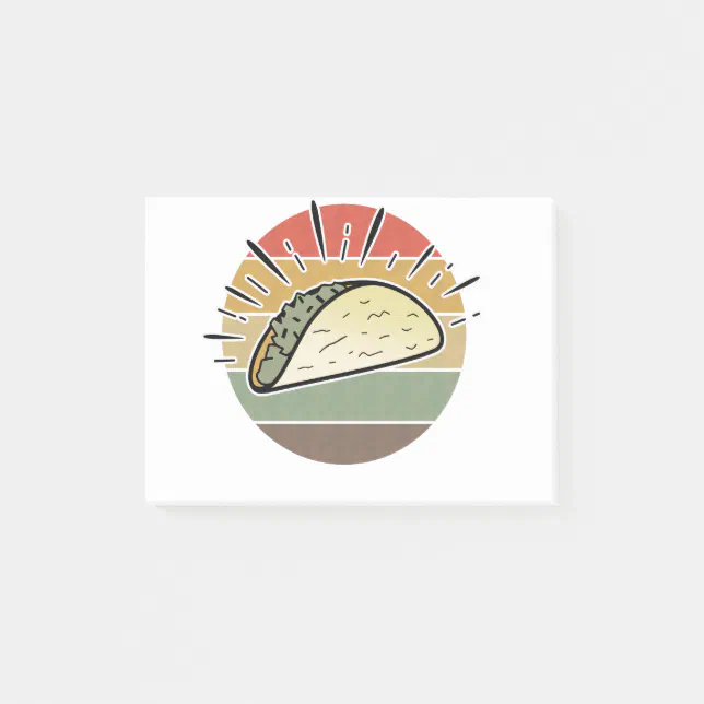 Taco Post-it Notes | Zazzle