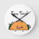 Taco Time Kitchen Wall Clock | Zazzle