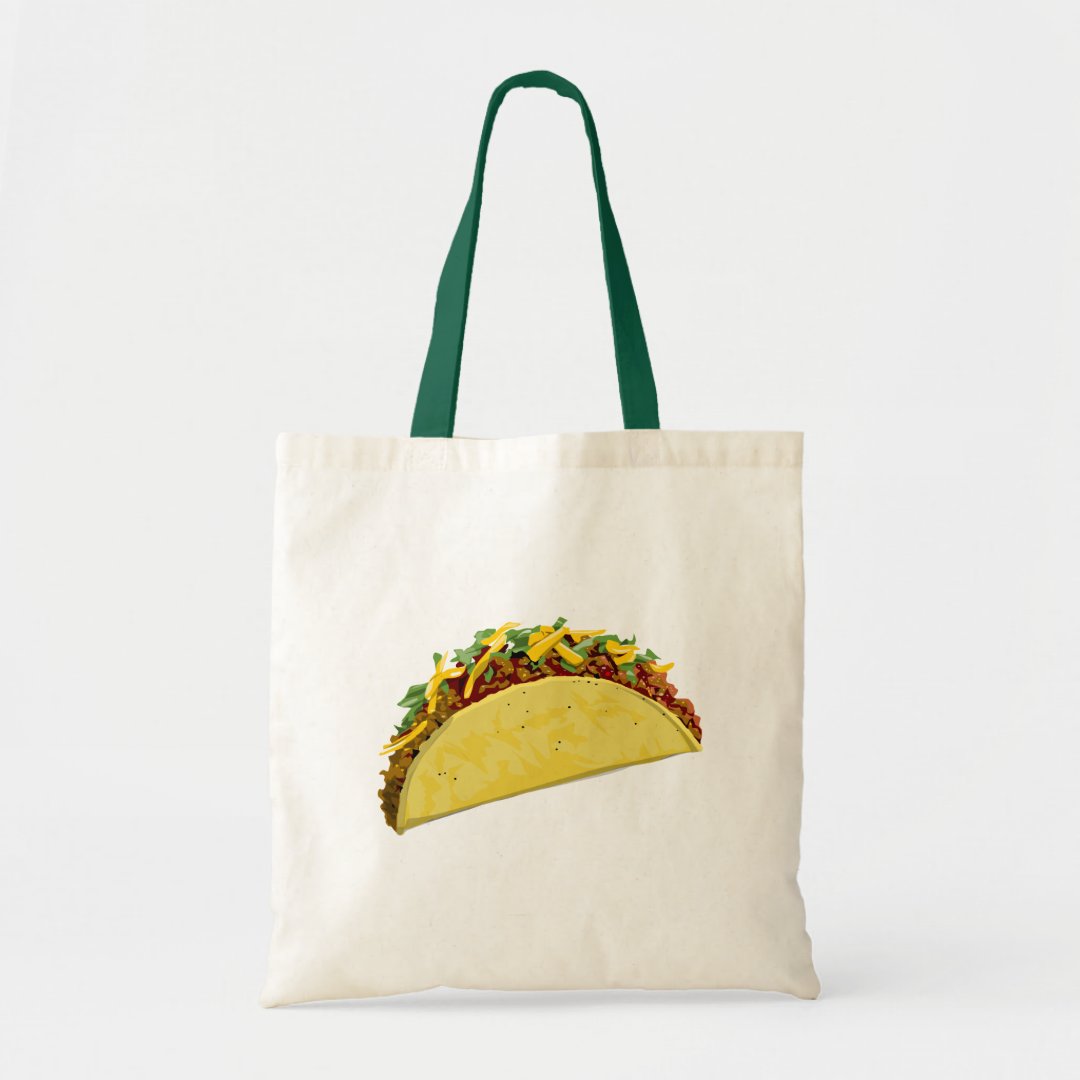 Taco tote bag | Zazzle