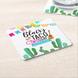 Taco Twos-day Coaster | Zazzle