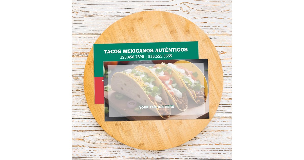Tacos Business Card | Zazzle