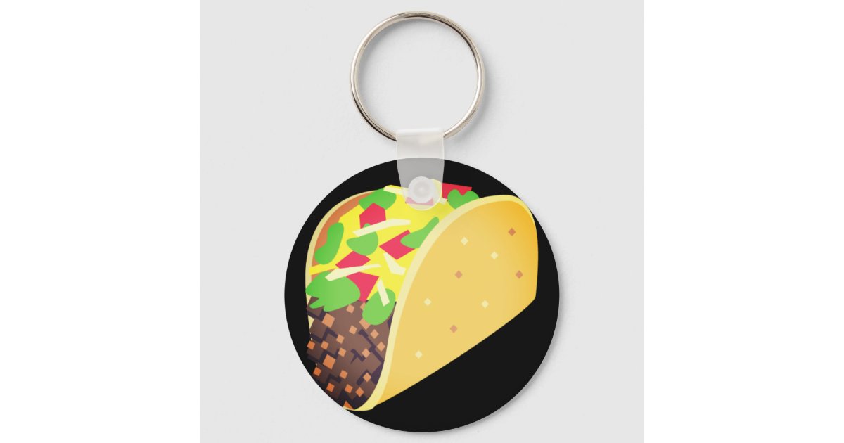 Tacos Keychain | Zazzle