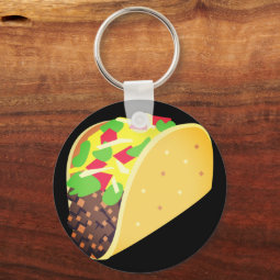 Tacos Keychain | Zazzle