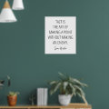 Tact is the art of making a point ... poster | Zazzle