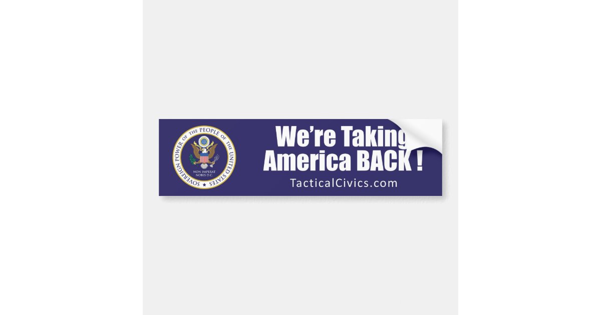 Tactical Civics™ Bumper Sticker | Zazzle