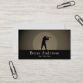 Tactical Sniper Business Card – Silhouette Design | Zazzle
