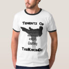 Taekwondo Tenets with Hangul Characters (White) T-Shirt | Zazzle.com