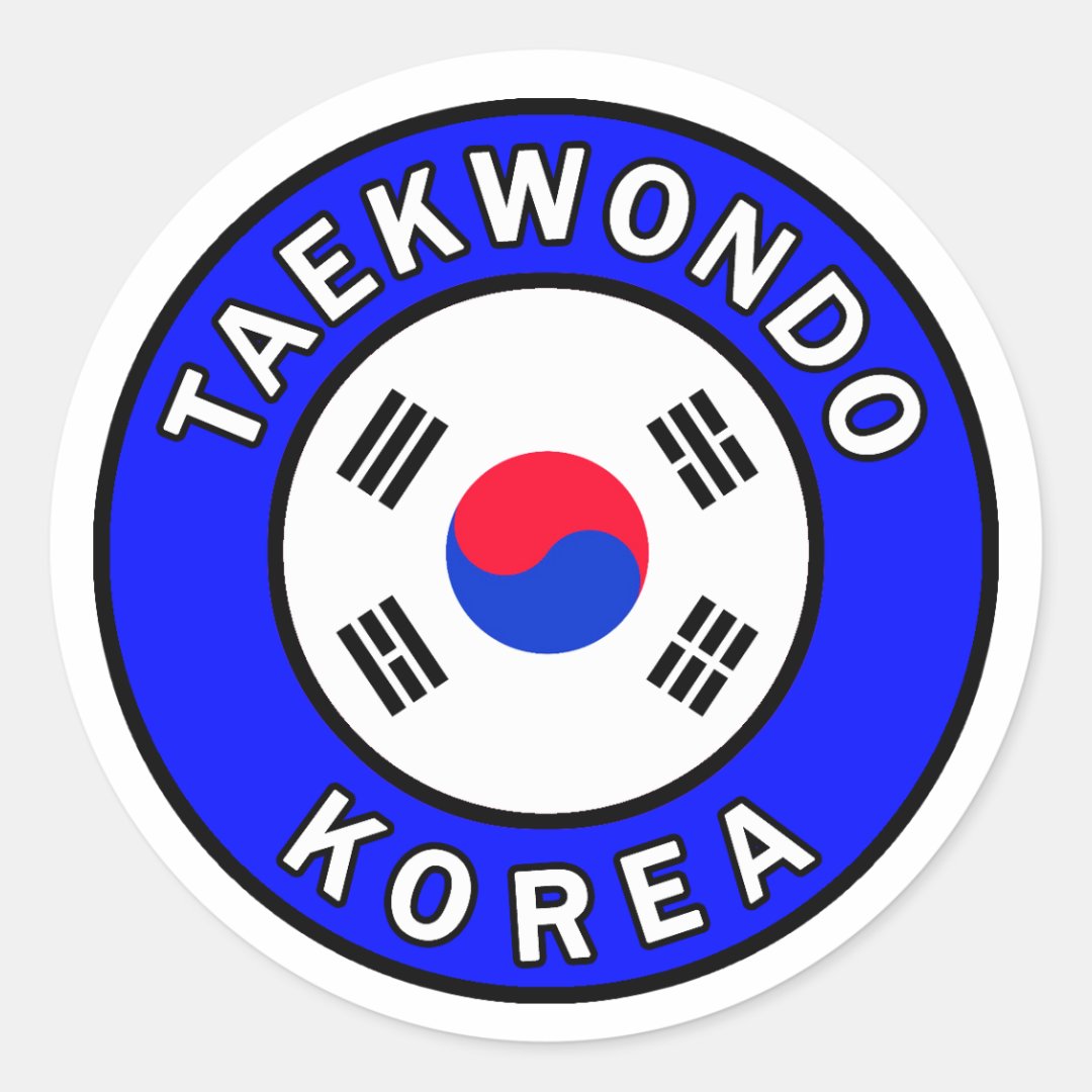Taekwondo sticker | Zazzle