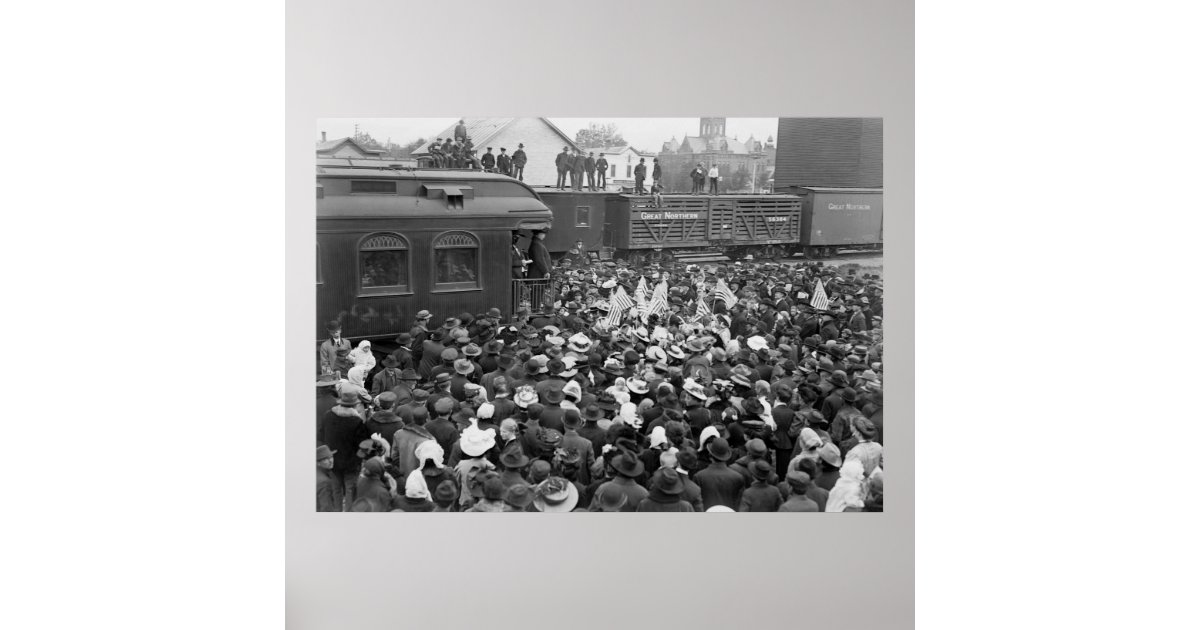 Taft Campaign Speech: 1908 Poster | Zazzle