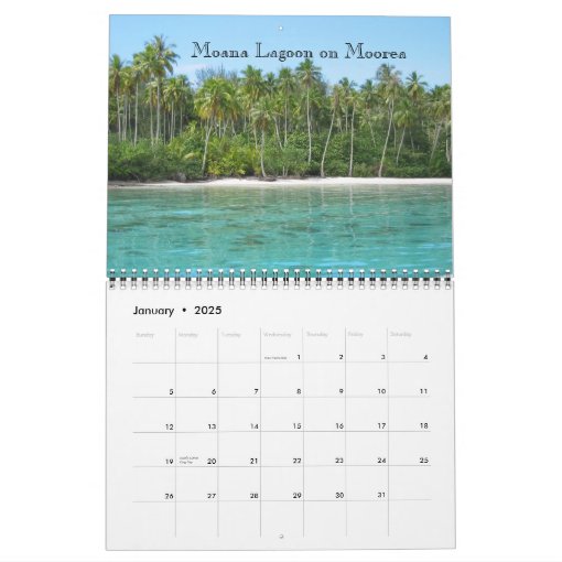 Tahiti Calendar | Zazzle