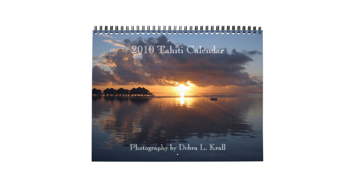 Tahiti Calendar | Zazzle