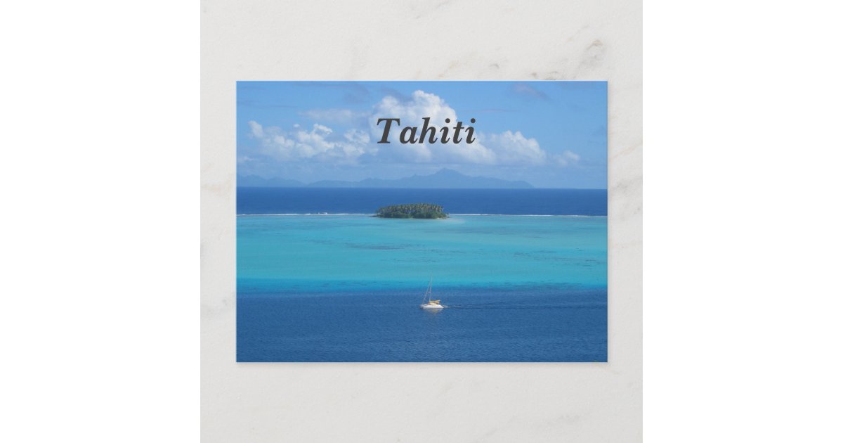 Tahiti Postcard | Zazzle