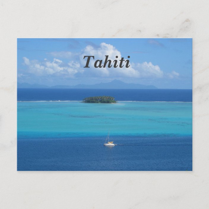 Tahiti Postcard | Zazzle.com