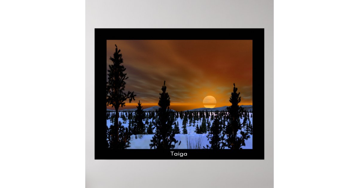 Taiga Poster | Zazzle