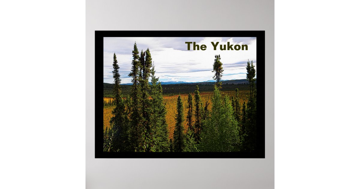 Taiga Summer Poster | Zazzle