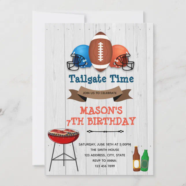Tailgate party invitation | Zazzle